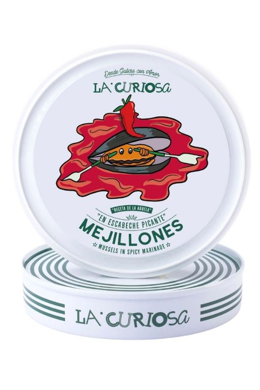 La Curiosa Spicy Marinated Mussels (120g) – Tinmonger